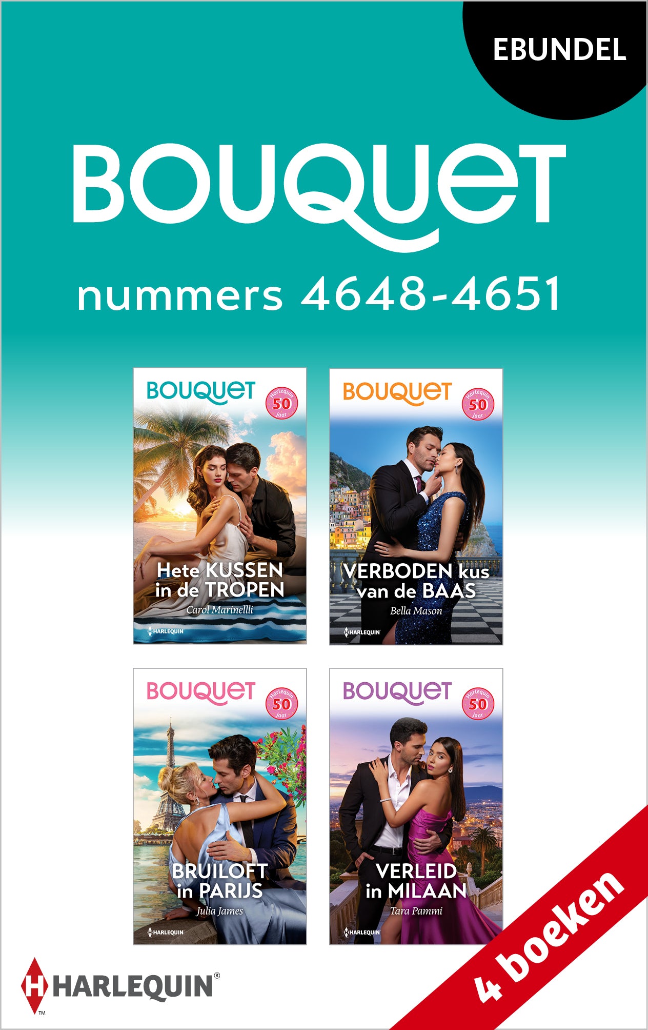 Carol Marinelli - Bella Mason - Julia James - Tara Pammi - Bouquet e-bundel nummers 4648 - 4651 ...